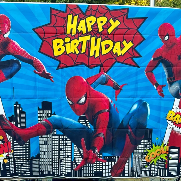 Spiderman | Party Supplies | Spiderman Happy Birthday ...